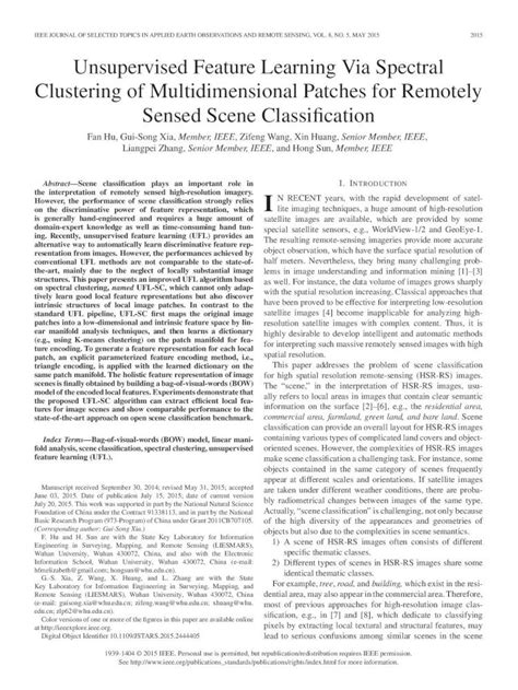 pdf unsupervised feature learning via spectral clustering of €¦ · unsupervised feature