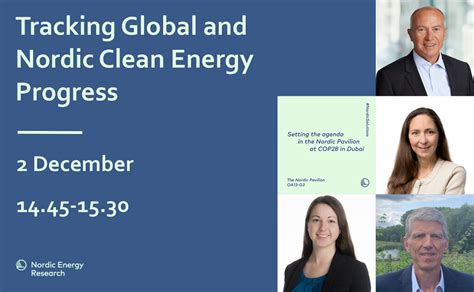 Tracking Global And Nordic Clean Energy Progress Nordic Energy Research
