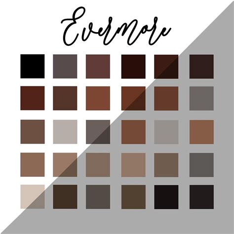 Procreate Color Palette Evermore