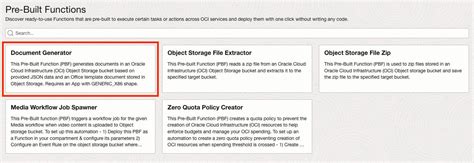 start generating dynamic pdfs in apex easily with oci pre built functions