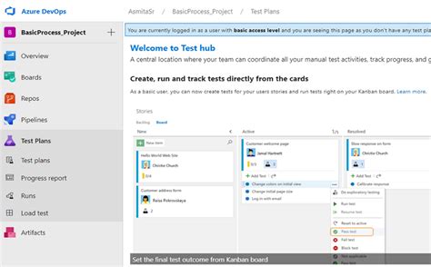 microsoft azure create project in azure devops using basic process geeksforgeeks