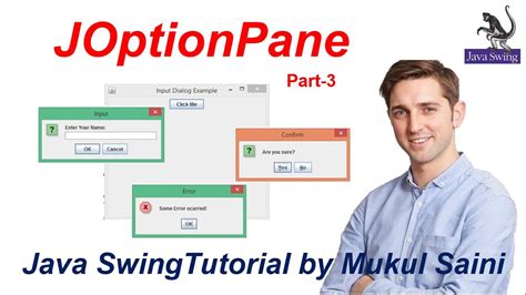 32 3 Java Swing Tutorial JOptionPane Part 3 ShowConfirmDialog