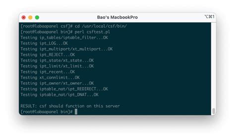 Install And Configure CSF Config Server Firewall On CentOS 7