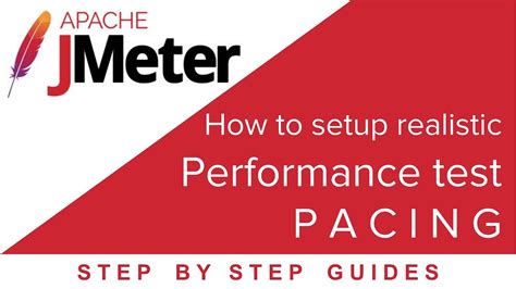 jmeter beginner tutorial 15 how to setup realistic performance test pacing automation step