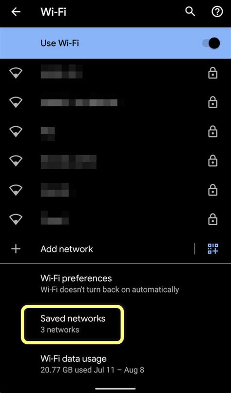 how to view saved wi fi password on android 10 11 no root required