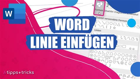 Word Linie einfügen so geht s YouTube
