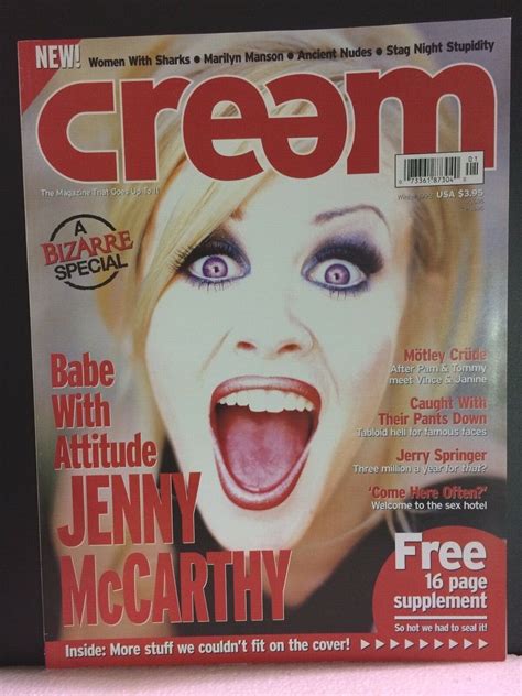 Jenny Mccarthy Cream Magazine 1 Winter98 Marilyn Manson Kelly Brook Ebay