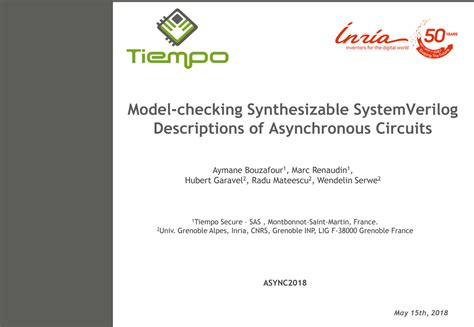 solution model checking synthesizable systemverilog descriptions of asynchronous circuits