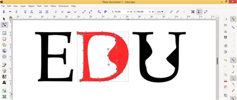 Inkscape Text To Path Learn How To Convert Text Into Path In Inkscape