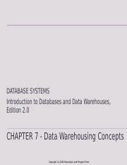 Jukic Ed2 0 Slides Chapter 07 Pptx DATABASE SYSTEMS Introduction To