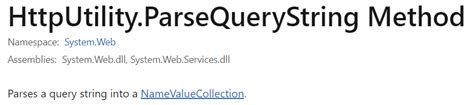parsing query strings in core trackjs required query string parameters in asp core