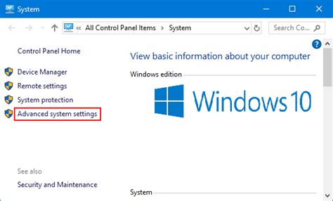 Расскажем про Advanced system settings windows 10 как открыть