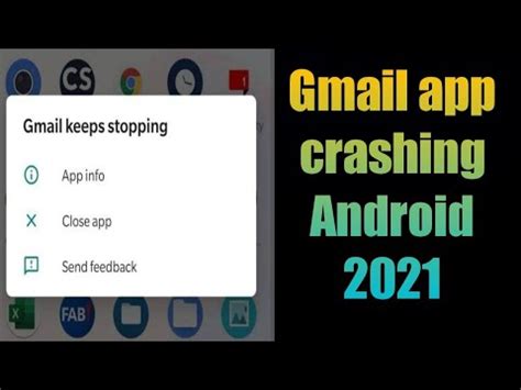 How To Fix Gmail App Crashing Android 2021 YouTube