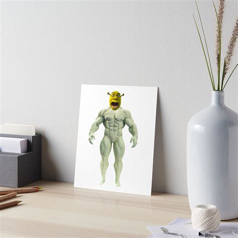 Sexy Shrek Art Board Print For Sale By Awesomepro Redbubble