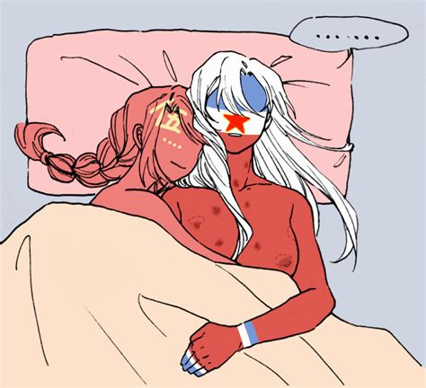 Rule 34 Bed Bedroom Big Breasts Bite Mark Bite Marks Breasts China Countryhumans