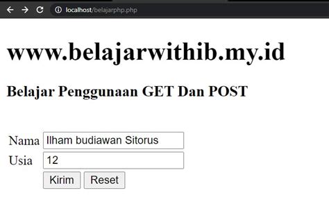 tutorial php pemula part 12 cara penggunaan get dan post pada php hot sex picture