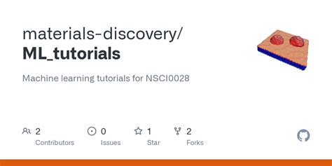 ML Tutorials Deep Learning 2 Ipynb At Main Materials Discovery ML