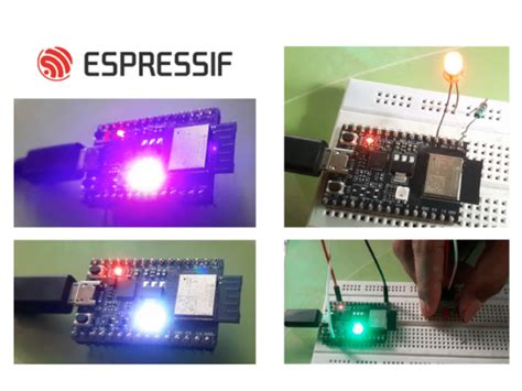 how to blink led using esp32 mevihub