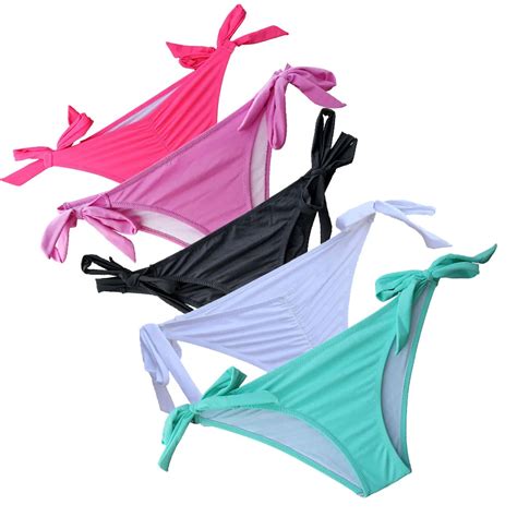Bikini Cheeky Bikinis Bottoms Beachwear Swimming Trunks Women Swimsuit Sexy Girl Thong Brazilian