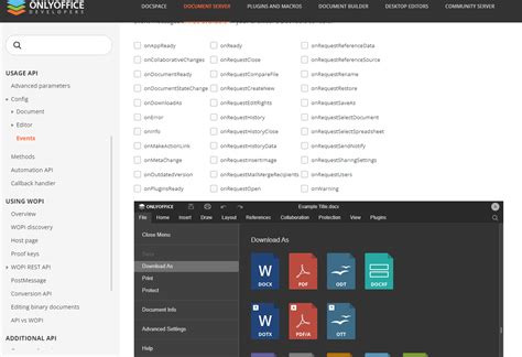 Create New Document Docs API ONLYOFFICE
