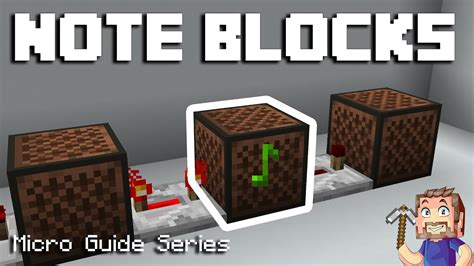 Note Blocks Minecraft Micro Guide YouTube