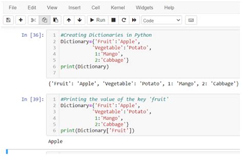 python dictionaries