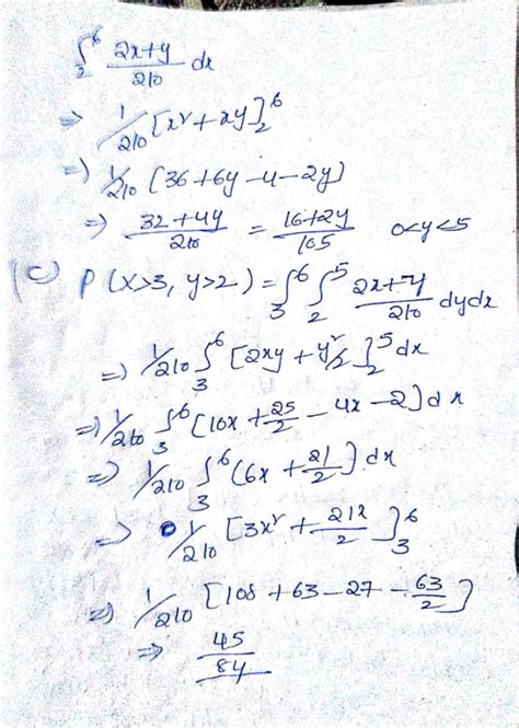 2 46 pts suppose the random variables x and y have the joint density function defined