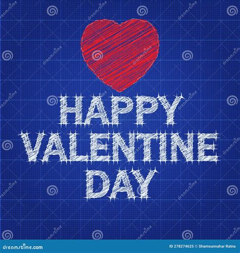 Valentines Day Ideas Happy Valentines Day My Love Stock Illustration Illustration Of Concept