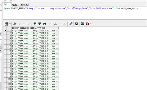 mysql replace正则 正则表达式字符表 随意云