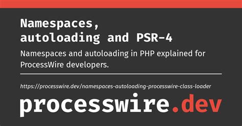 namespaces autoloading and psr 4