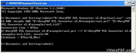 convert pcl to tiff and set page size via command line verypdf knowledge base