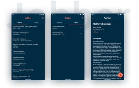 A Flutter App For Finding Jobs From Jobs Github