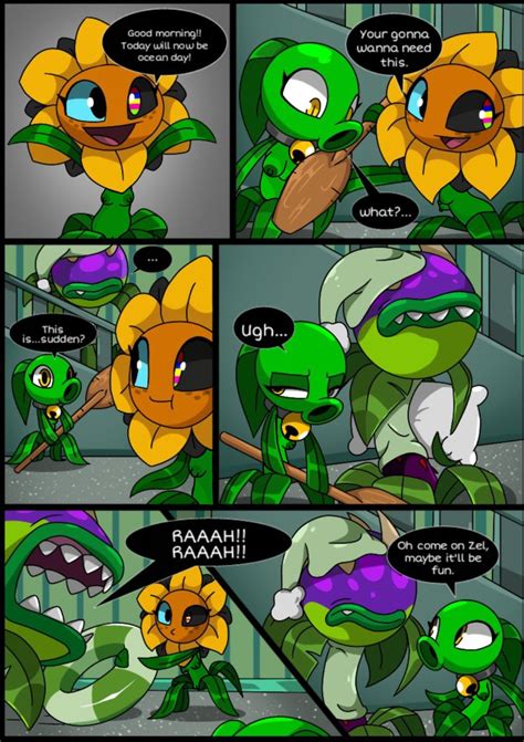 Rule 34 Chomper Pvz Comic Edit Nude Nude Female Peashooter Pvz Plants Vs Zombies Small