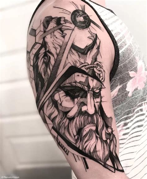 Norse Mythology Sleeve Tattoo Tattoogoto