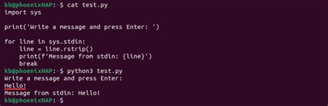 how to read from stdin in python phoenixnap kb