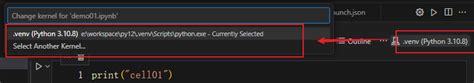 Python Import Numpy Could Not Be Resolved Ipynb In Vscode Stack