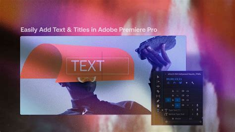 How To Add Text In Adobe Premiere Pro CC YouTube
