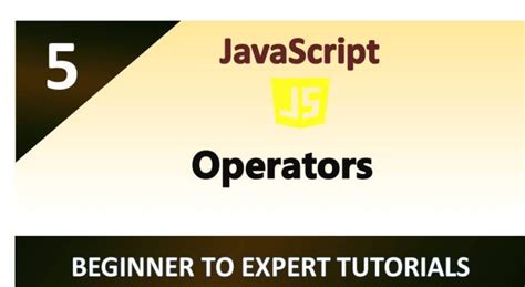 javascript operators javascript tutorial