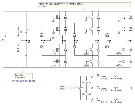 pq digital power space vector modulation in 3 level voltage sourced neutral point clamped