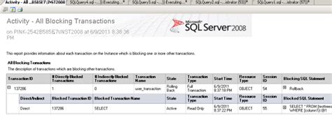 how to identify blocking in sql server