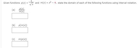 solved given f x 6 12x and g x find the following