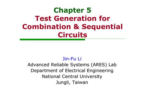 combinational and sequential atpg pdf