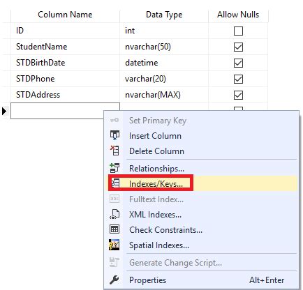 Create Table With Primary Index Brokeasshome
