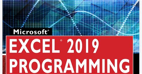 microsoft excel 2019 programming pocket primer king of excel