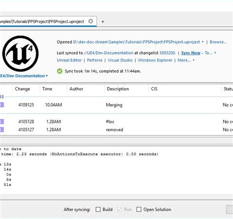 Unreal Game Sync Getting Started Community Tutorial