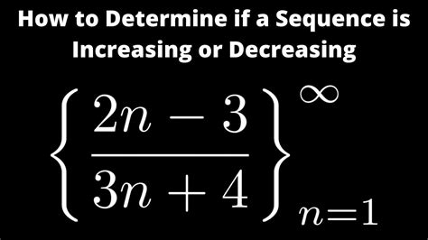 how to determine whether a sequence is increasing or decreasing by using calculus youtube