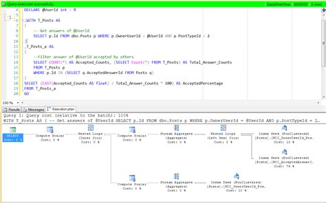 sql server query optimization tuning with stackoverflow