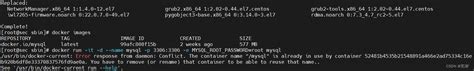 docker安装完成后启动容器报错 usr bin docker current error response from daemon csdn博客