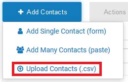 Manage Contacts With CSV Files ShippingEasy