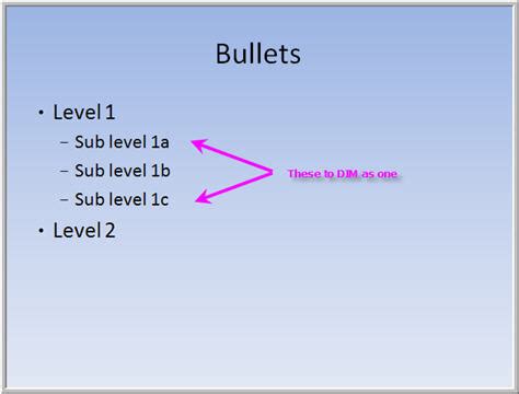 Amazing Powerpoint Techniques Sub Bullets